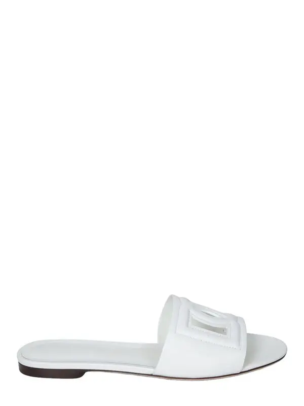 Dolce & Gabbana Flat Sandal - White