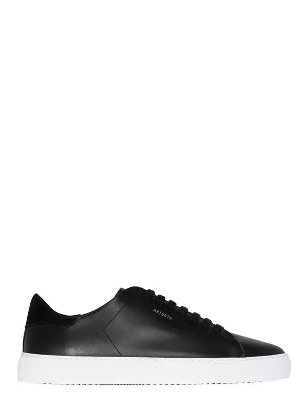 Axel Arigato 90 Clean Leather Low Top Sneakers - Black