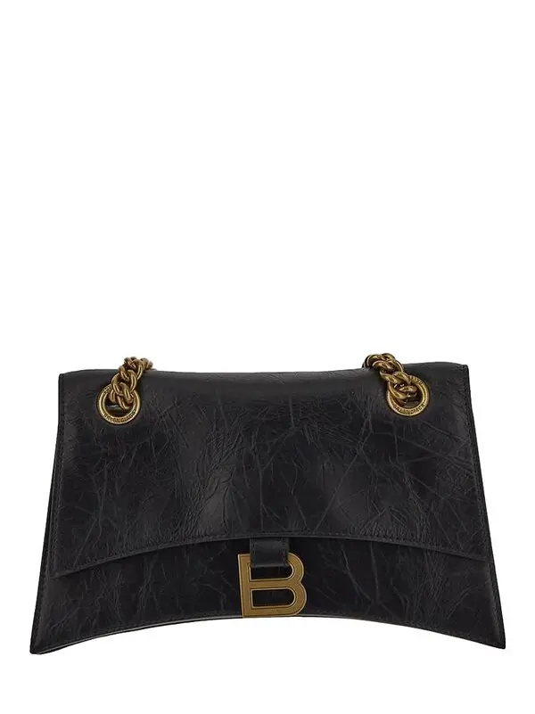 Balenciaga Handbag In Smooth Leather - Black