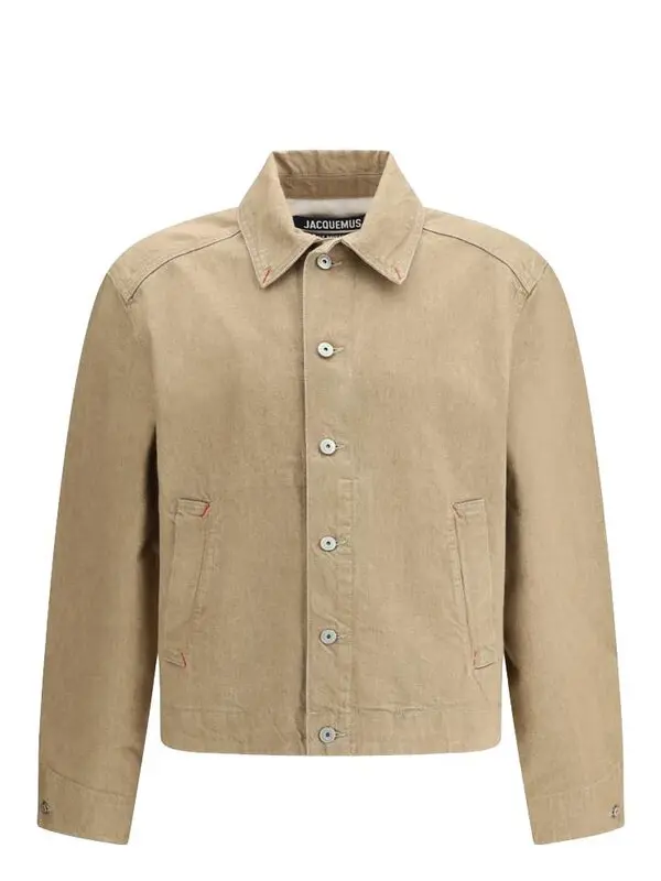 Jacquemus La Mirada De-nîmes Denim Jacket - Beige