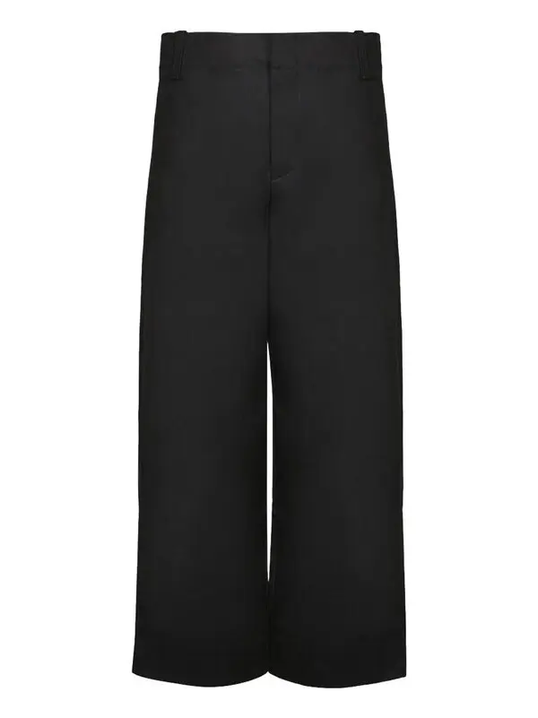 Jacquemus Wide Leg Trousers - Black