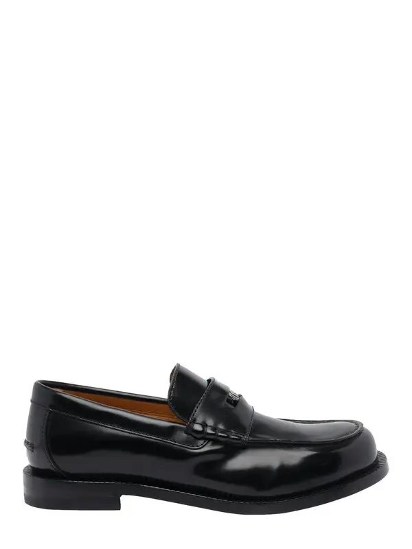 Gucci Loafers With Removable Detail - Black