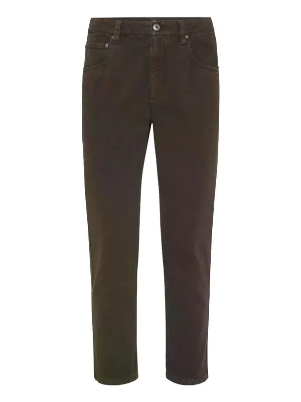 Brunello Cucinelli Straight-leg Trousers - Brown