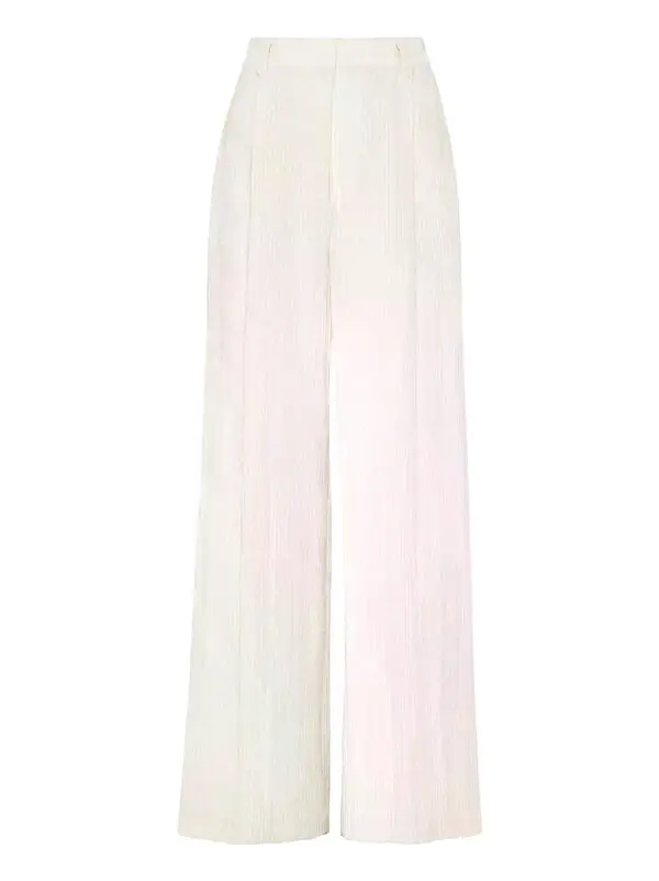 Brunello Cucinelli Wide-leg Trousers - White