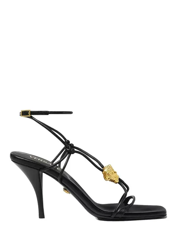 Versace 85mm La Medusa Sandals - Black