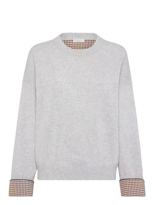 Brunello Cucinelli Cashmere Jumper - Grey