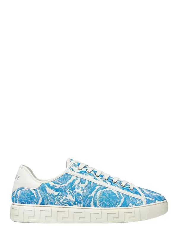 Versace Barocco Low Top Sneakers - Blue