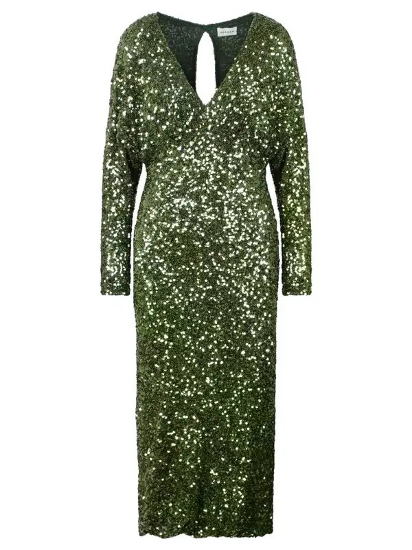 P.a.r.o.s.h Sequin-embellished Dress - Green