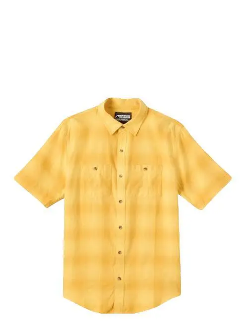 MOUNTAIN KHAKIS Cyrus Short Sleeve Woven Shirt - Lemon