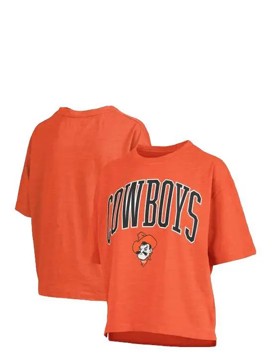 PRESSBOX Oklahoma State Cowboys Slub T-shirt - Orange
