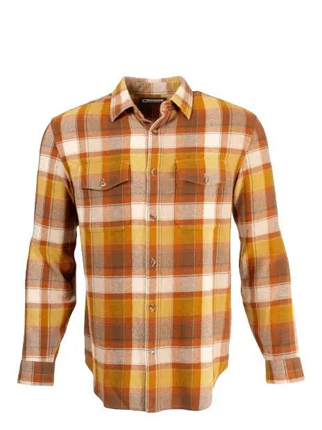 MOUNTAIN KHAKIS Gatlin Heavyweight Flannel Shirt - Rust