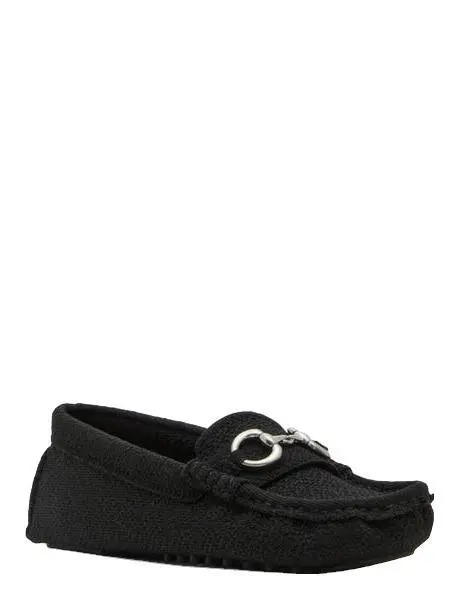 Anne Klein Chrystie Bit Loafer - Black Knit