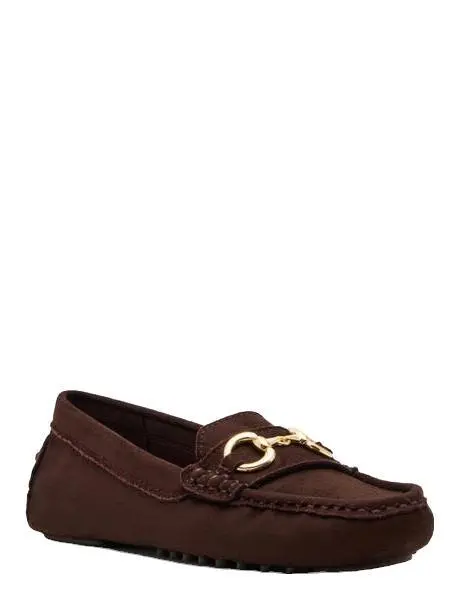 Anne Klein Chrystie Bit Loafer - Dark Brown