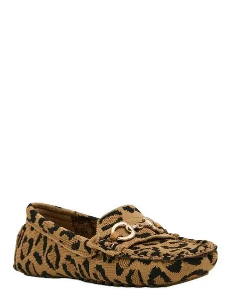 Anne Klein Chrystie Bit Loafer - Leopard Knit