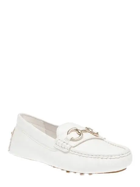 Anne Klein Chrystie Bit Loafer - White