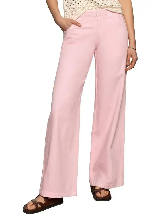 Sanctuary Arden High-waist Wide-leg Jeans - Washed Cherry Blossom