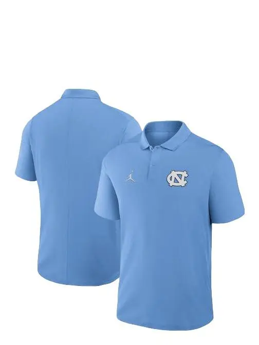 JORDAN BRAND Carolina Blue North Carolina Tar Heels Primetime Victory Primary Logo Performance Polo - Light Blue