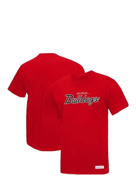 Mitchell & Ness Georgia Bulldogs Elite Script T-shirt - Red