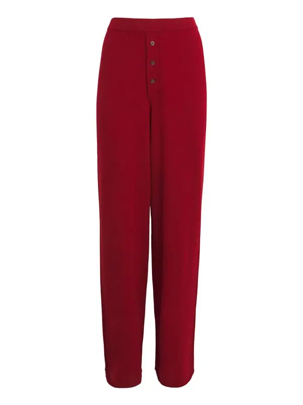 Guest In Residence Cashmere Everywhere Trousers - Burgundy