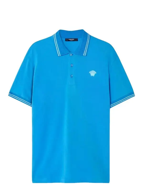 Versace Medusa Polo Shirt - Blue