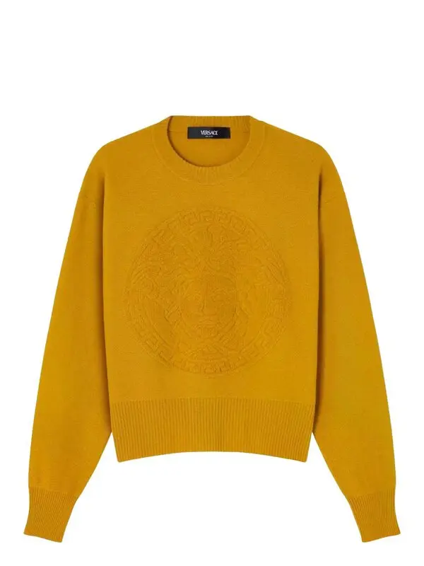 Versace Medusa Sweater - Yellow
