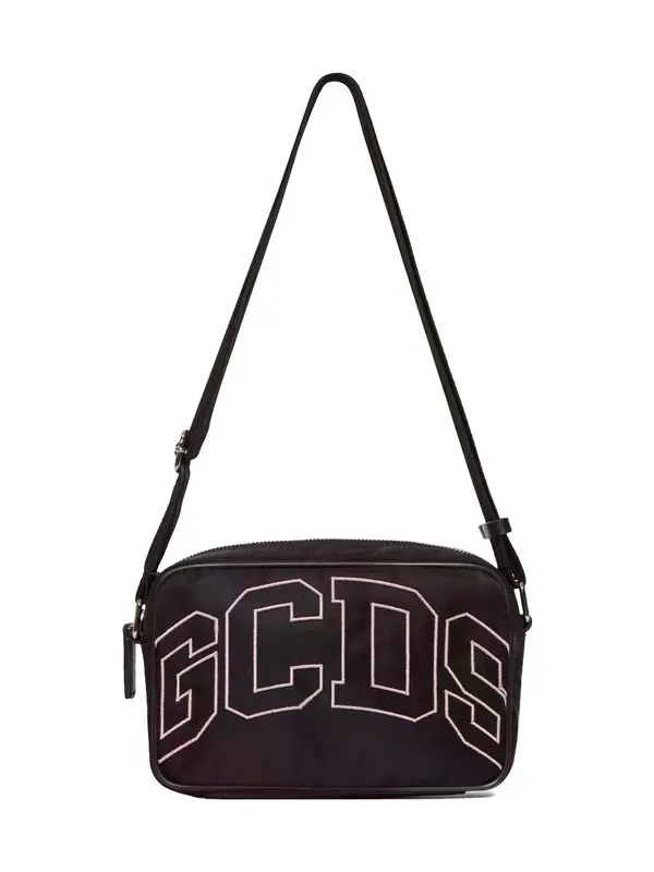 Gcds Logo-embroidered Bag - Black