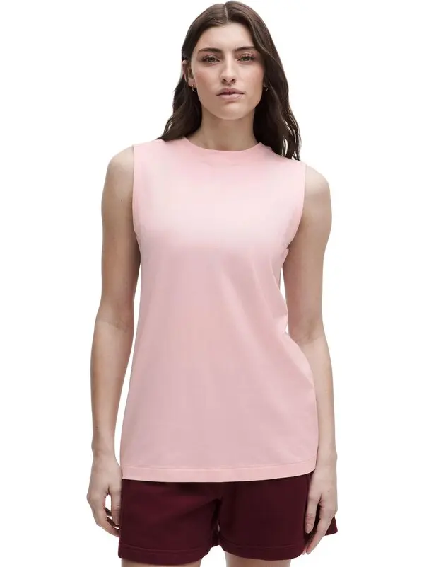 Lululemon All Yours Organic Cotton Tank Top - Pink Pearl