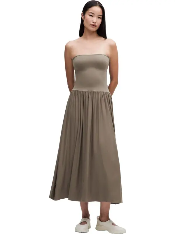 Lululemon 2-in-1 Strapless Maxi Dress - Nomad