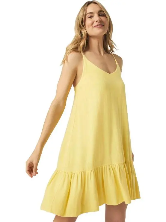 Splendid Giselle Mini Dress - Yellow