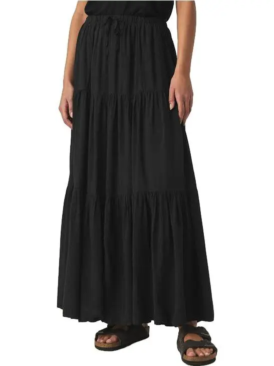 Splendid Melanie Full-length Maxi Skirt - Black