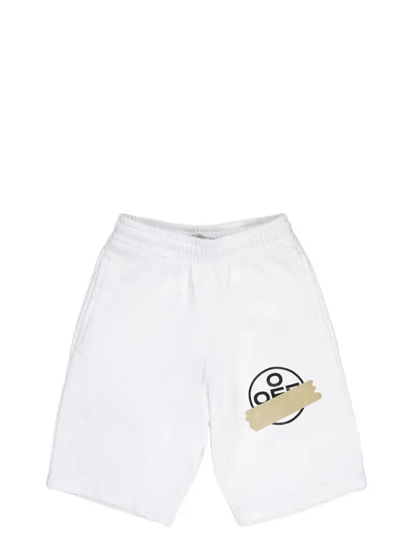Off-White Tape Arrows Sweatshorts - White