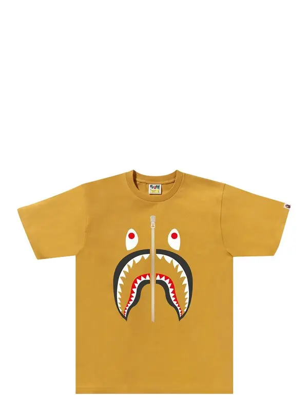 A BATHING APE Shark Tee - Yellow