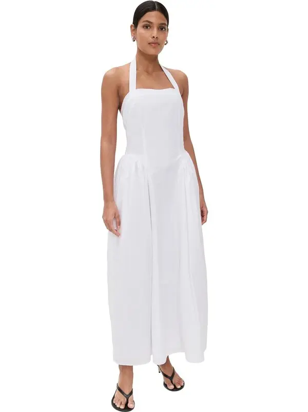 4TH & RECKLESS Bonita Halterneck Maxi Dress - White