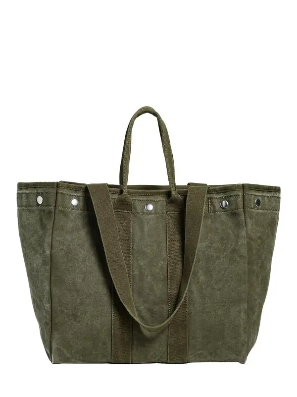 ALEX MILL Canvas Weekday Tote - Military Olive