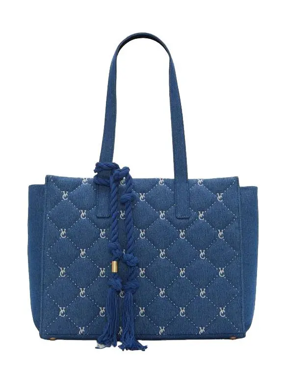 Vince Camuto Quilted Tote - Denim