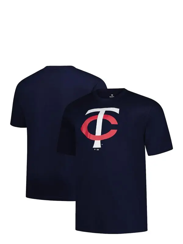 Profile Minnesota Twins Big & Tall Primary Logo T-shirt - Navy