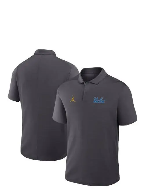 JORDAN BRAND Ucla Bruins Primetime Victory Primary Logo Performance Polo - Anthracite