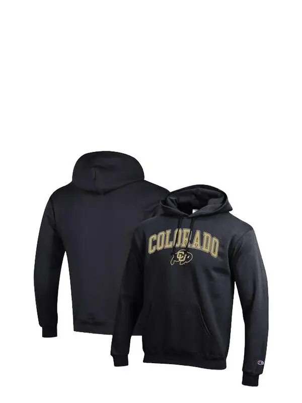Champion Colorado Buffaloes Arched Logo Fleece Pullover Hoodie - Black