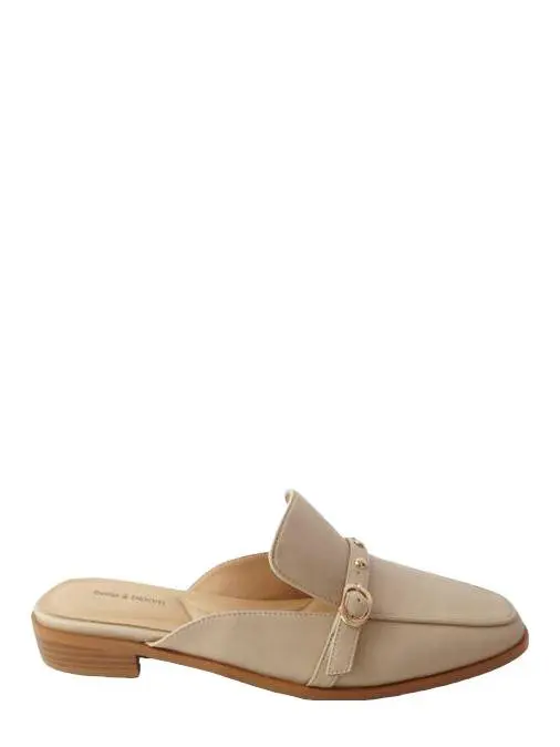 BELLE & BLOOM Charm Loafer Mule - Sand