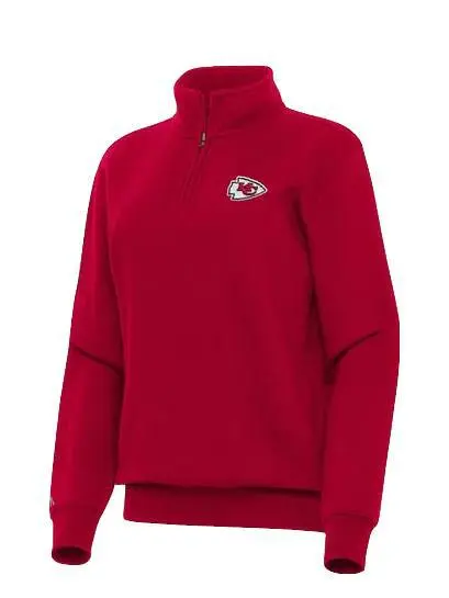 ANTIGUA Kansas City Chiefs Victory Quarter-zip Top - Red