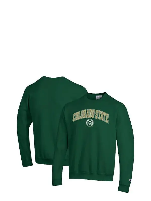 Champion Colorado State Rams Arch Over Logo Pullover Sweatshirt - Green