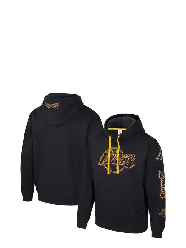 STADIUM ESSENTIALS Los Angeles Lakers Elementized Pullover Hoodie - Black