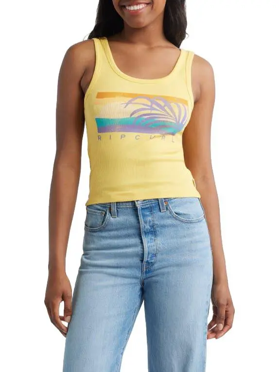 Rip Curl Logo Graphic Tank - Sand