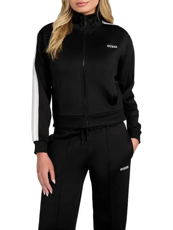 Guess Scuba Knit Track Jacket - Jblk-black2