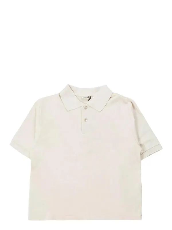 Auralee Cotton Polo Top - White