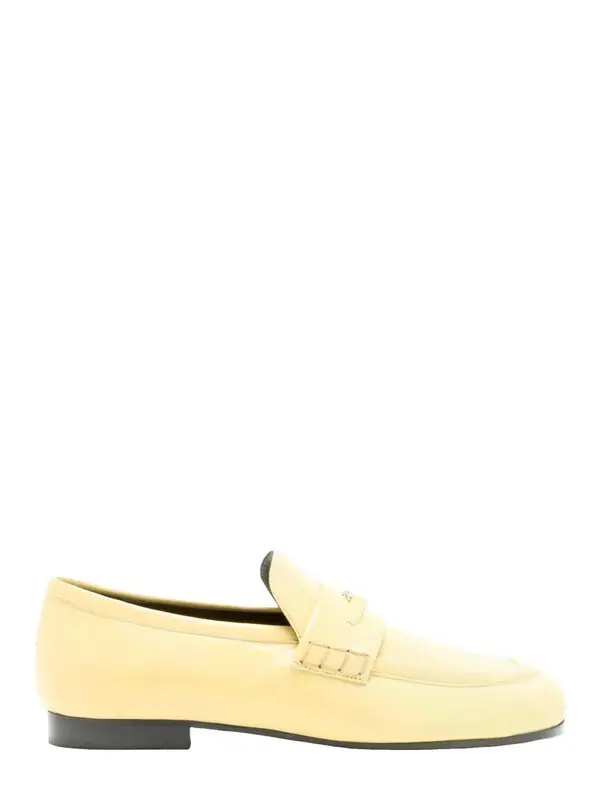 Proenza Schouler Monogram Leather Loafers - Yellow
