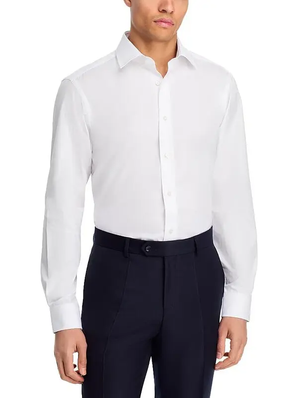 BOSS X David Beckham Refined Dress Shirt - White