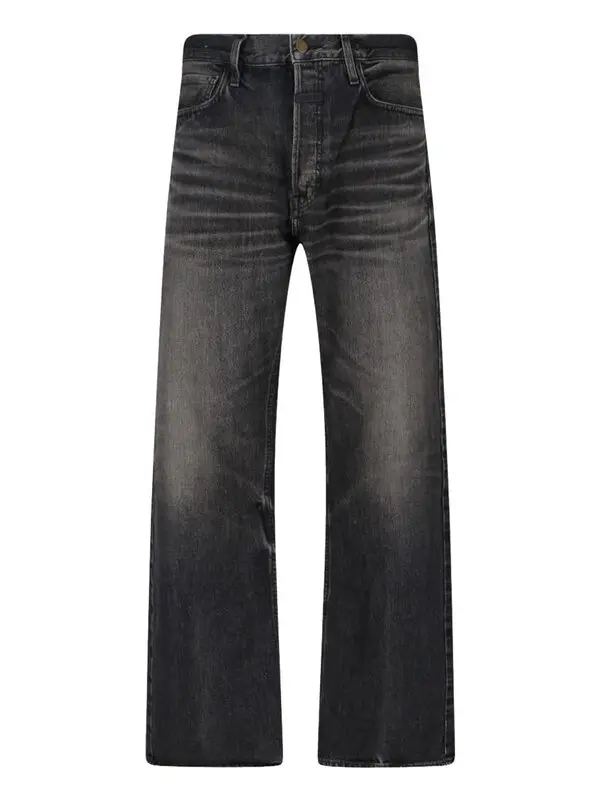Fear Of God Wide Leg Jeans - Black