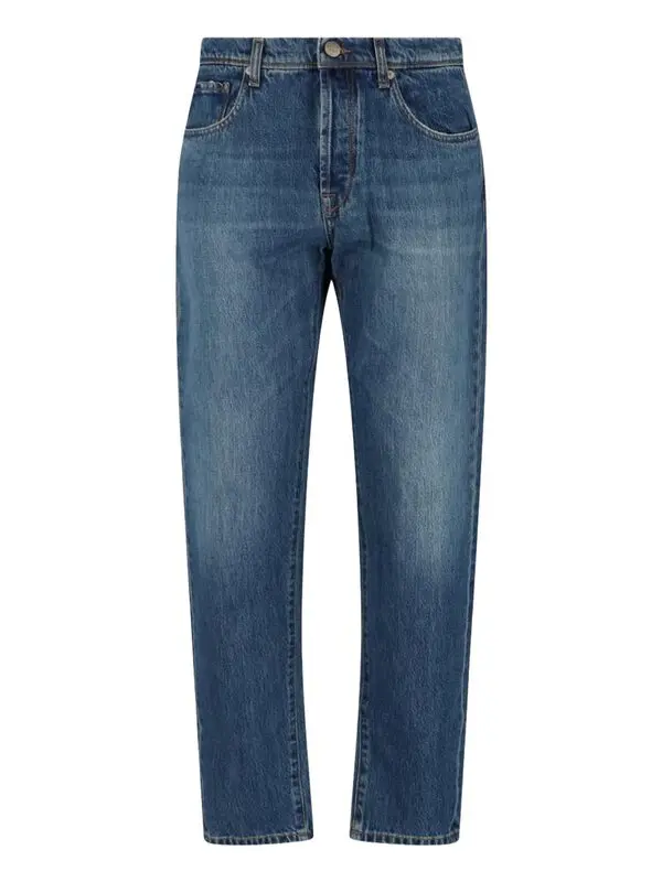 Incotex Straight Leg Jeans - Blue