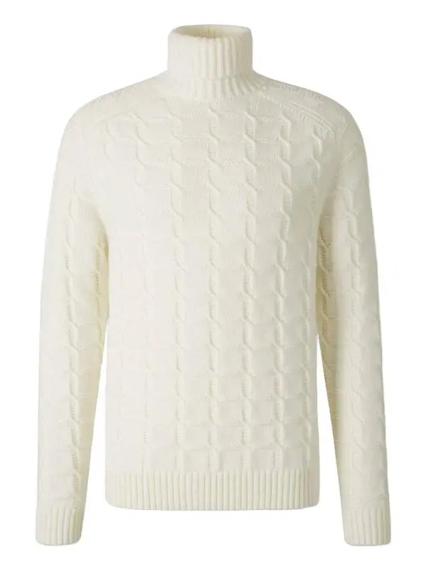 ZANONE Wool High Collar Sweater - White